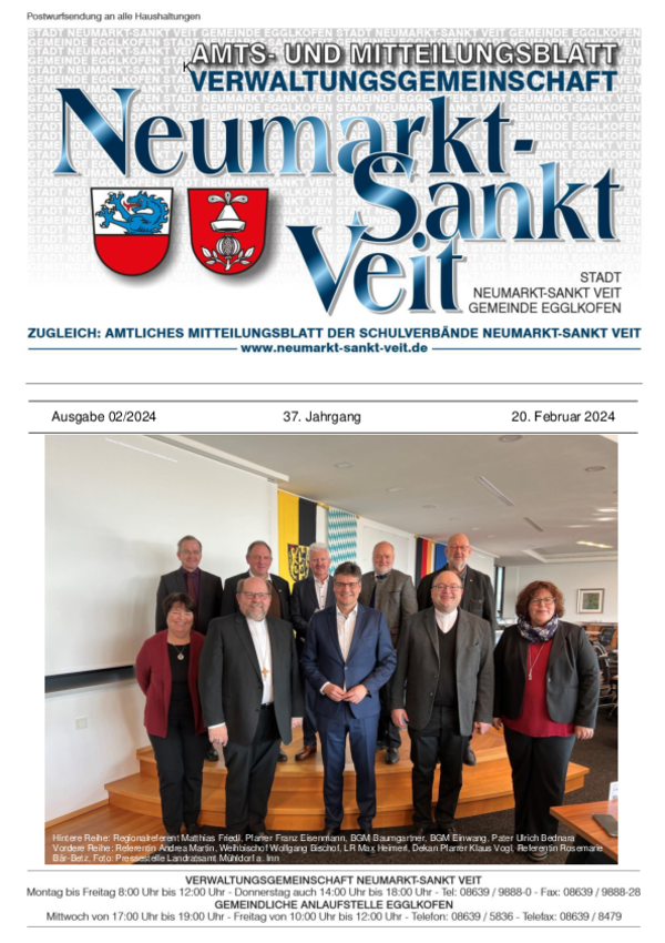 Stadt Neumarkt-Sankt Veit: Mitteilungsblatt